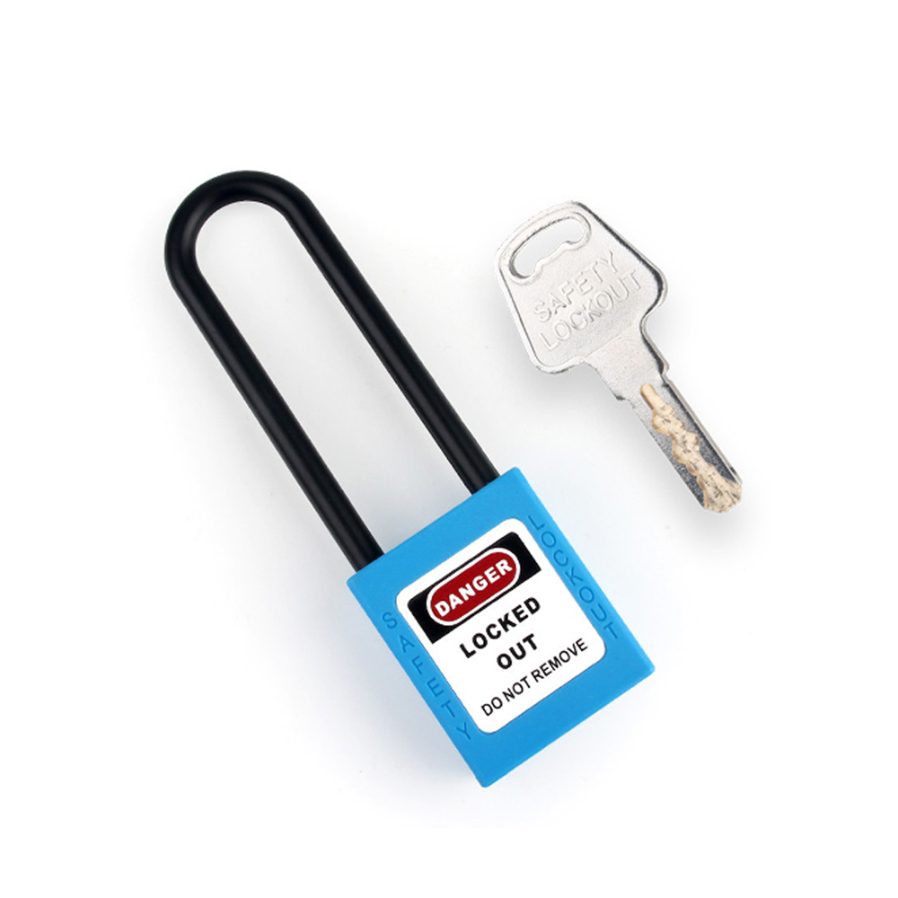 Jual ONEBIZ Long Nylon Shackle Safety Padlock Blue OB