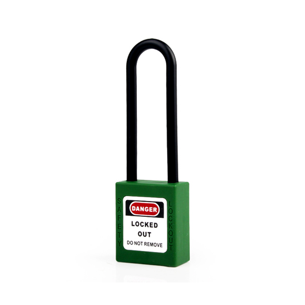 Jual ONEBIZ Long Nylon Shackle Safety Padlock Green OB
