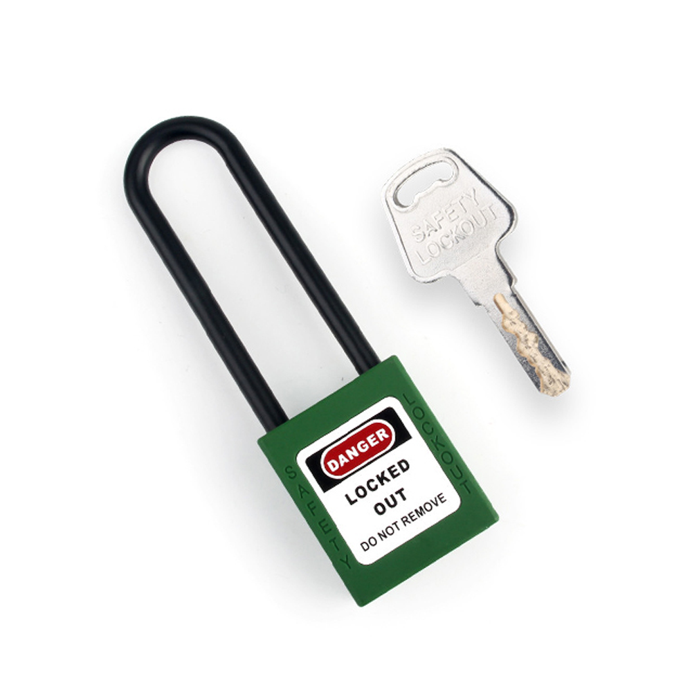 Jual ONEBIZ Long Nylon Shackle Safety Padlock Green OB