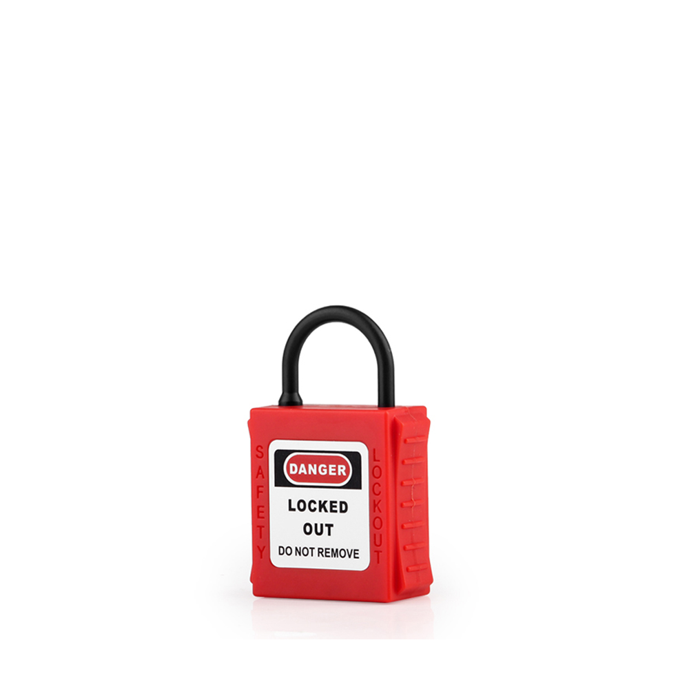 Jual ONEBIZ Thin Short Nylon Shackle Safety Padlock Red OB