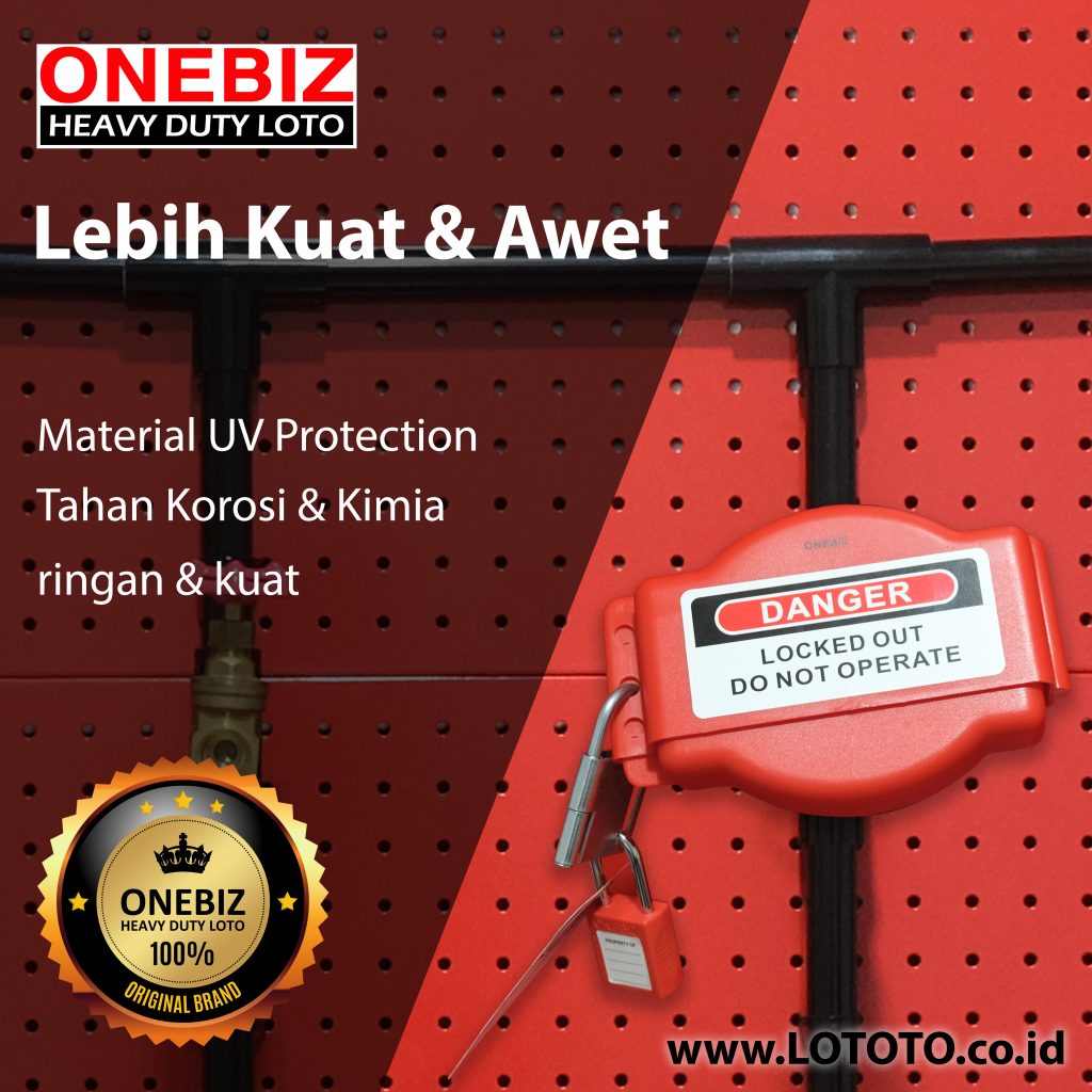 Jual ONEBIZ Adjustable Gate Valve Lockout OB 14-BDF16