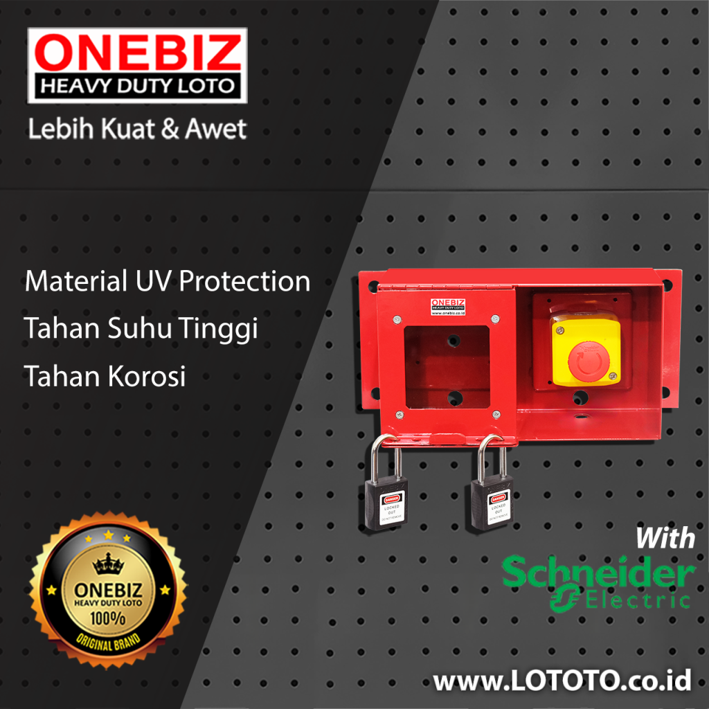 Jual ONEBIZ Heavy Duty LOTO Box Horizontal OB 14-OB05-H