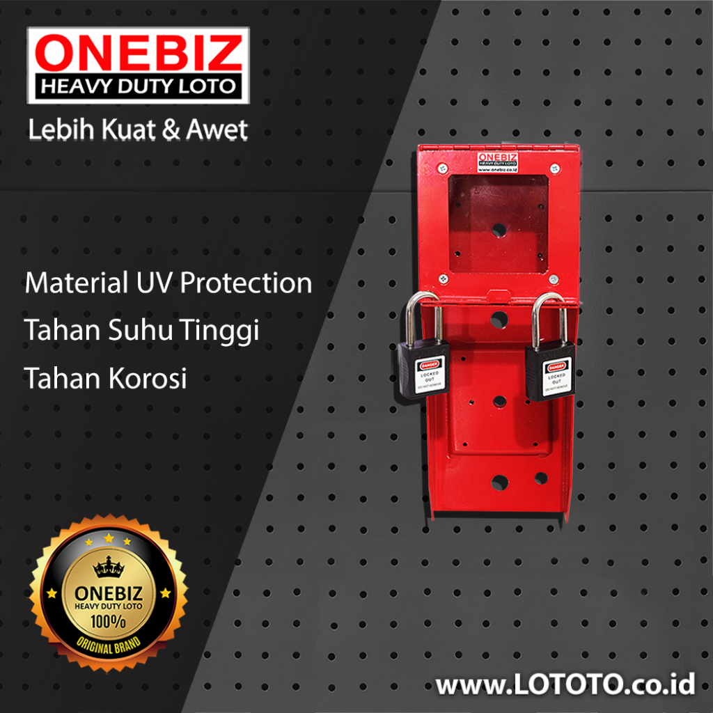 Jual ONEBIZ Heavy Duty LOTO Box Vertical OB 14-OB08