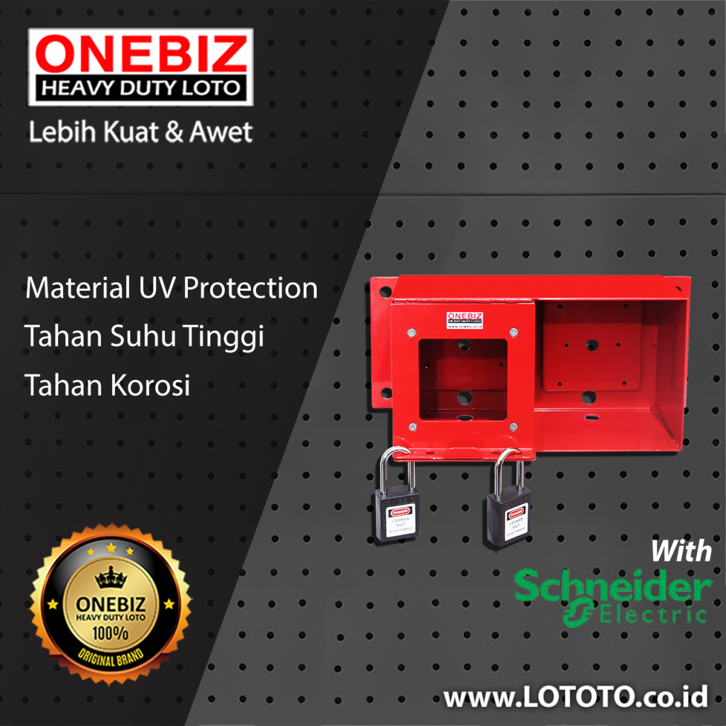 Jual ONEBIZ Heavy Duty LOTO Box Horizontal OB 14-OB08-H