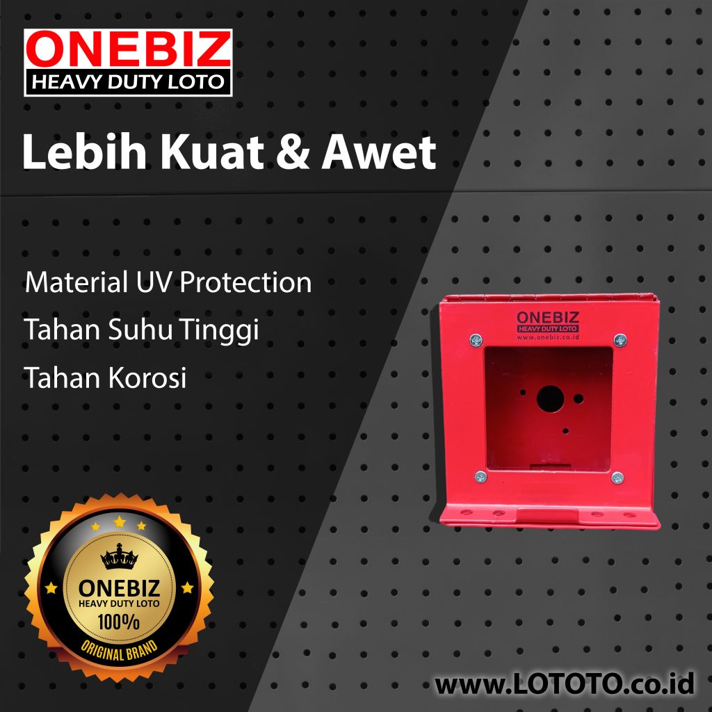 Jual ONEBIZ Heavy Duty LOTO Box Single Battery OB 14-OB01-S